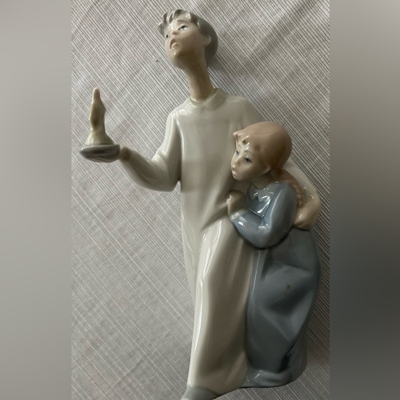 Lladro | Art | Llardo Boy Protecting Sister | Poshmark